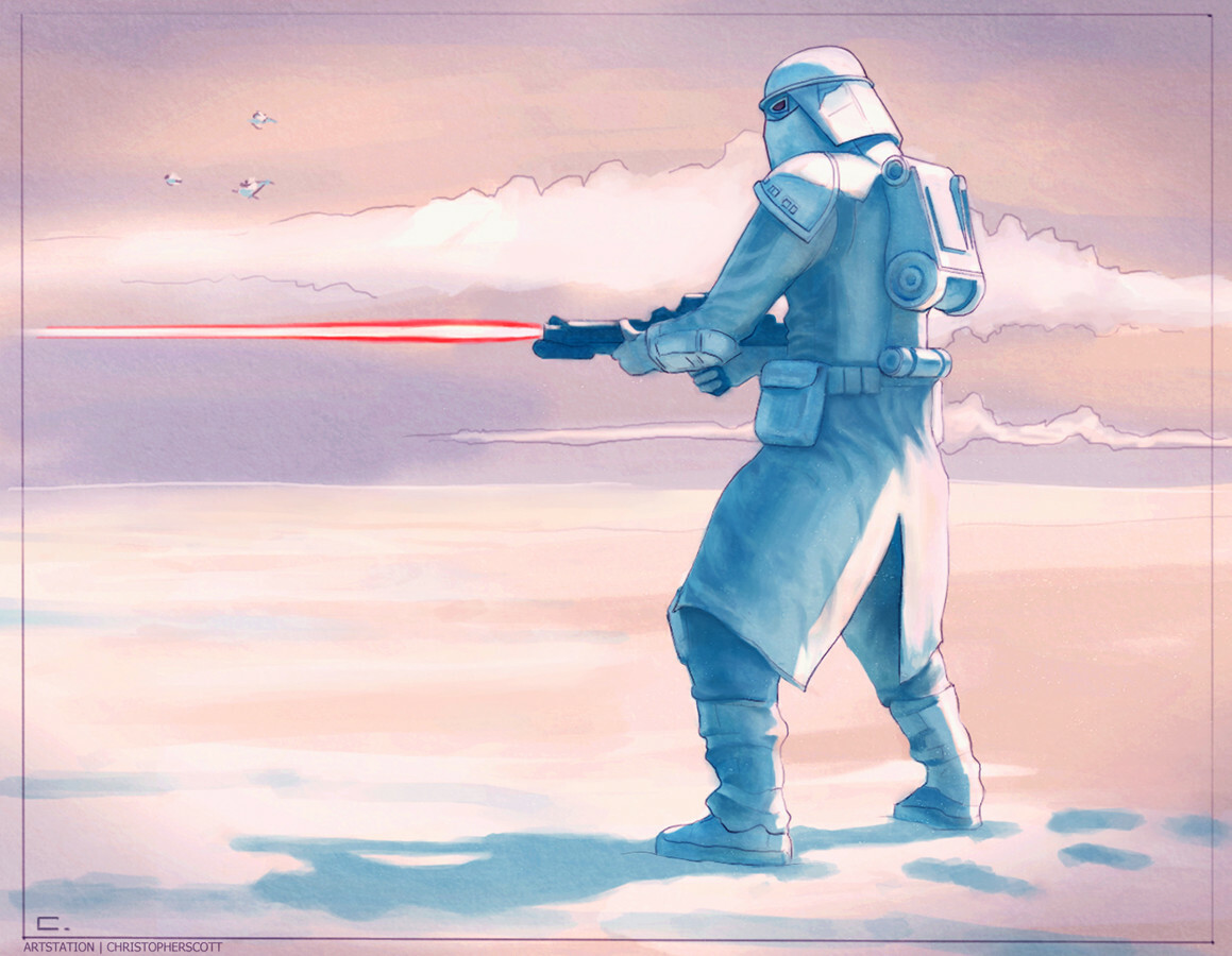 ArtStation - Star Wars E-11 Blaster Model | Game Assets