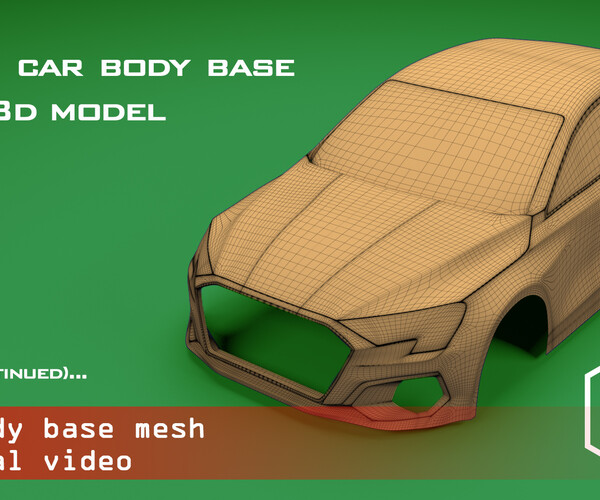 ArtStation - Car body base mesh | Resources