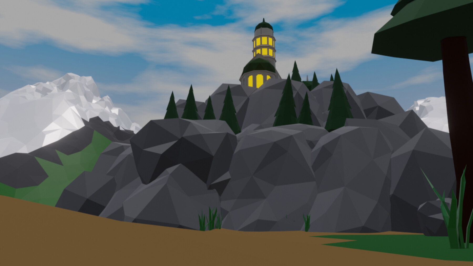 ArtStation - Low Poly Fantasy Forest Environment! | Game Assets