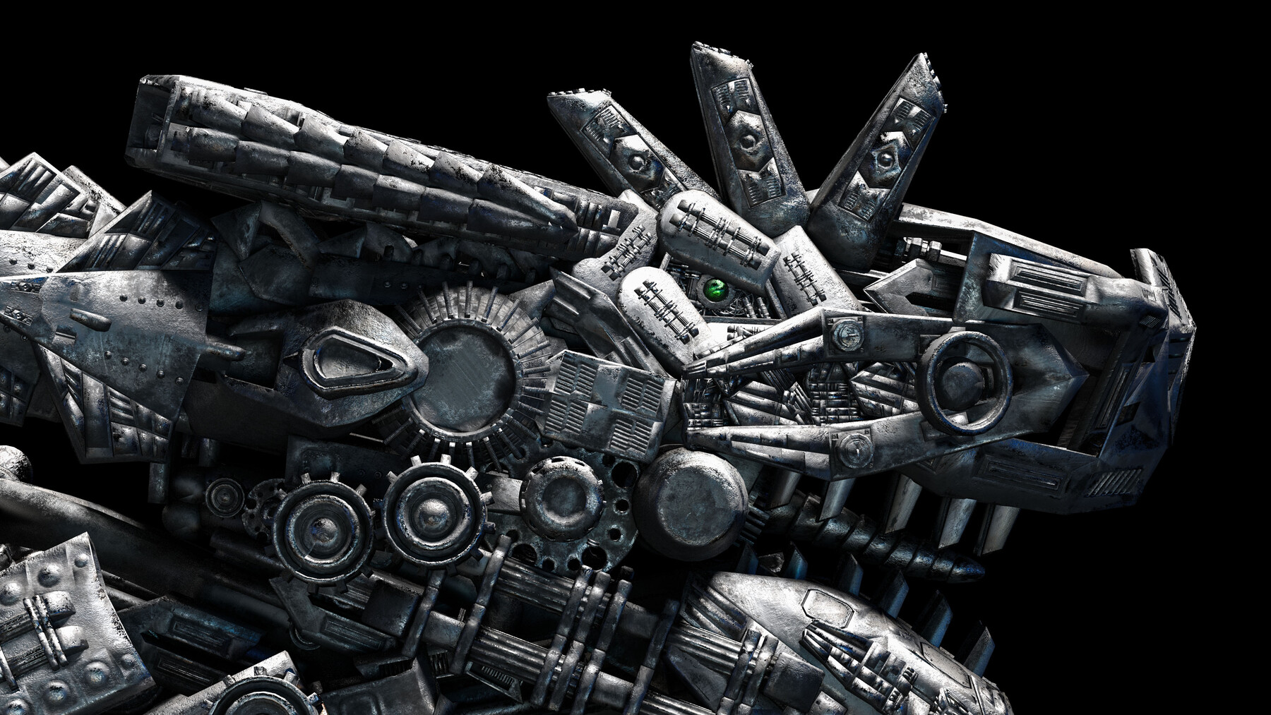 ArtStation - Steampunk Dragon Model - 16K Textures | Resources