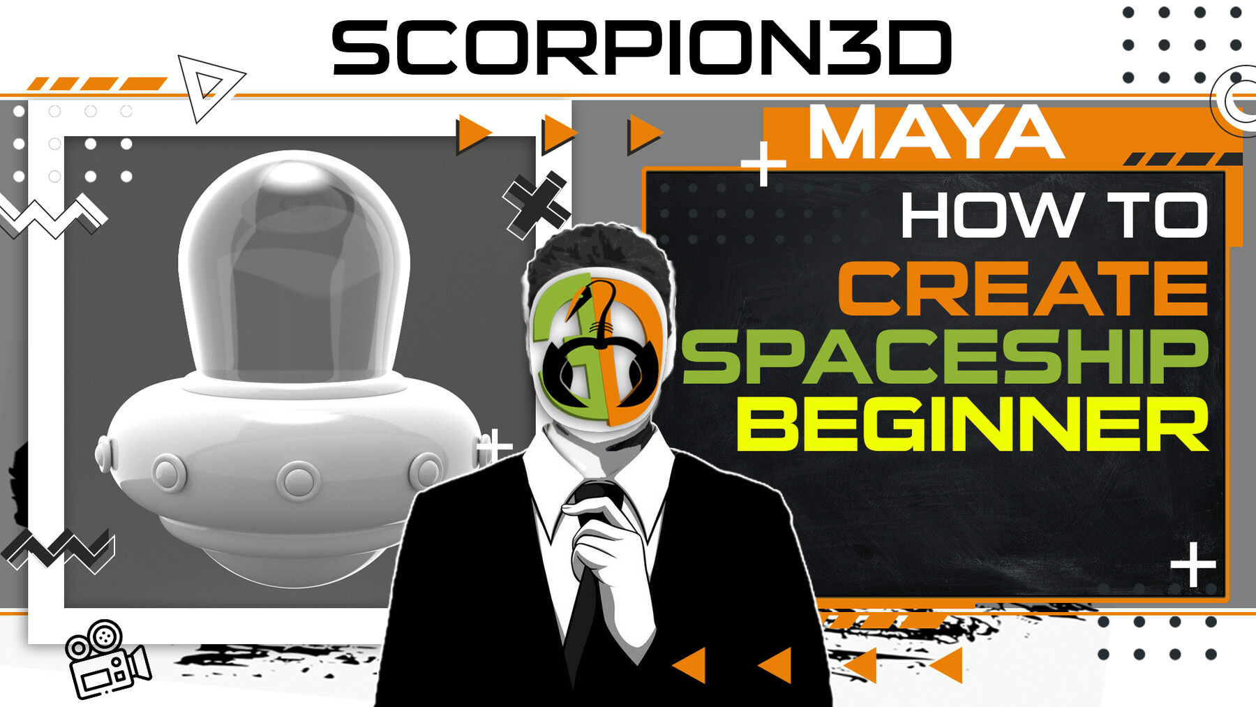 ArtStation - MAYA MODELING FOR BEGINNER - SPACESHIP & ROBOT | Tutorials