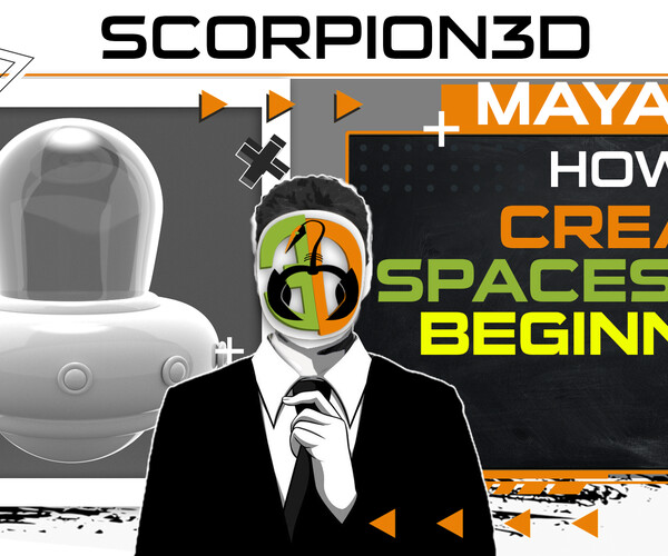 ArtStation - MAYA MODELING FOR BEGINNER - SPACESHIP & ROBOT | Tutorials