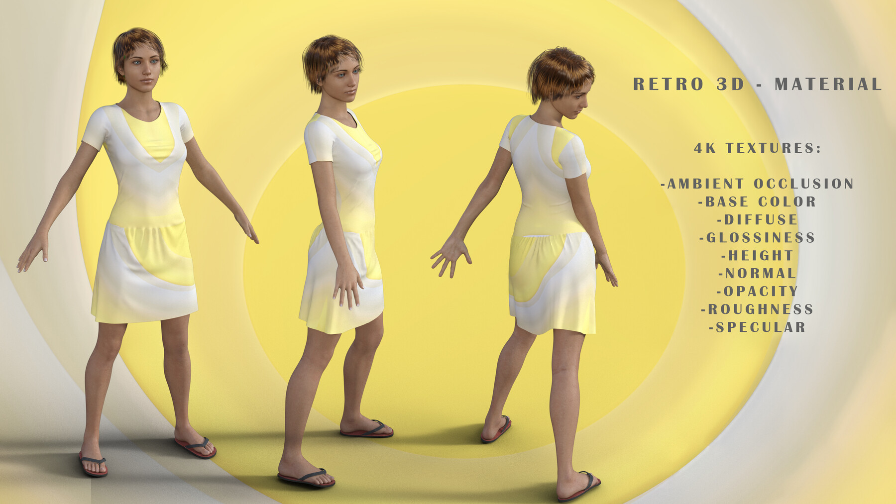 ArtStation - 3D-material Retro. 4K | Resources