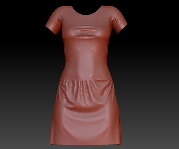 ArtStation - Dress. Character fashion. High Poly | Resources