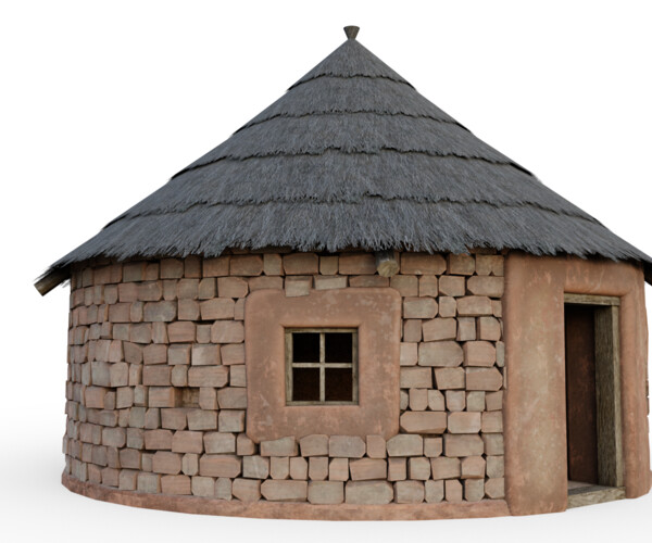 ArtStation - Round Hut | Game Assets