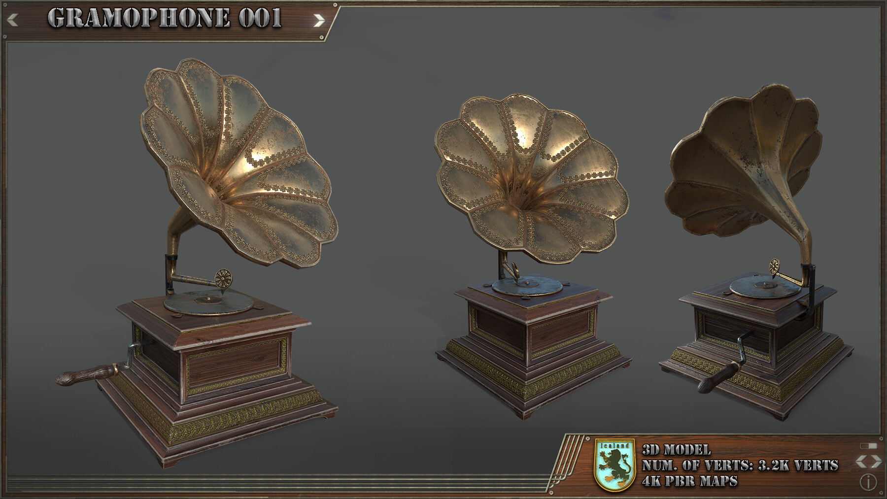 ArtStation - Gramophone 01 | Game Assets