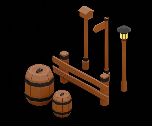 ArtStation - Low Poly Game Assets | Game Assets