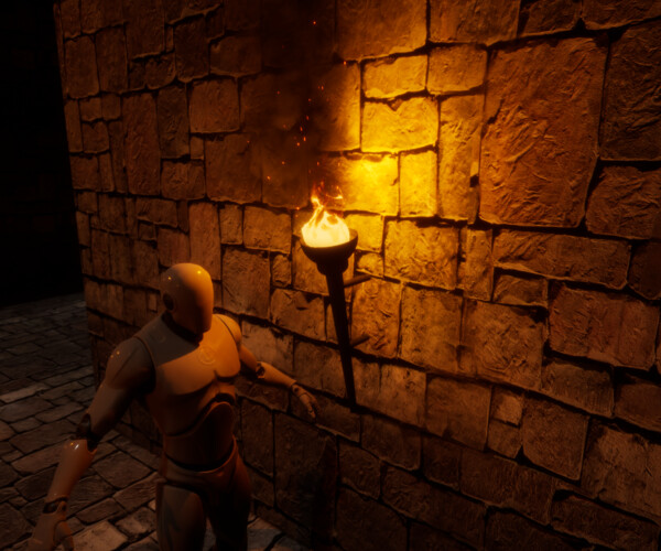 ArtStation - Torch Fire UE5 | Game Assets