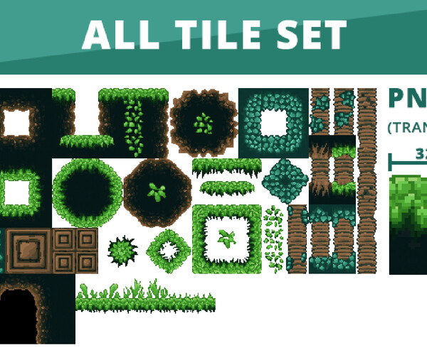 ArtStation - PLATFORMER 1 NATURE | Game Assets