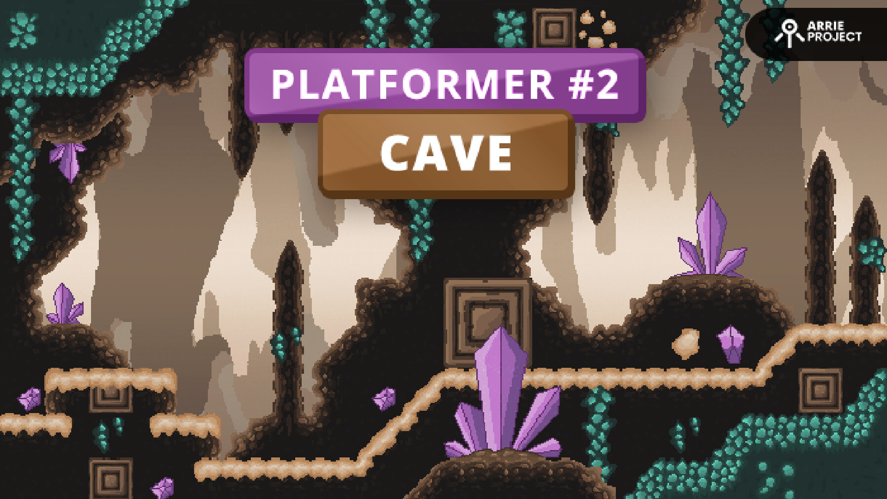 ArtStation - PLATFORMER 2 CAVE | Game Assets
