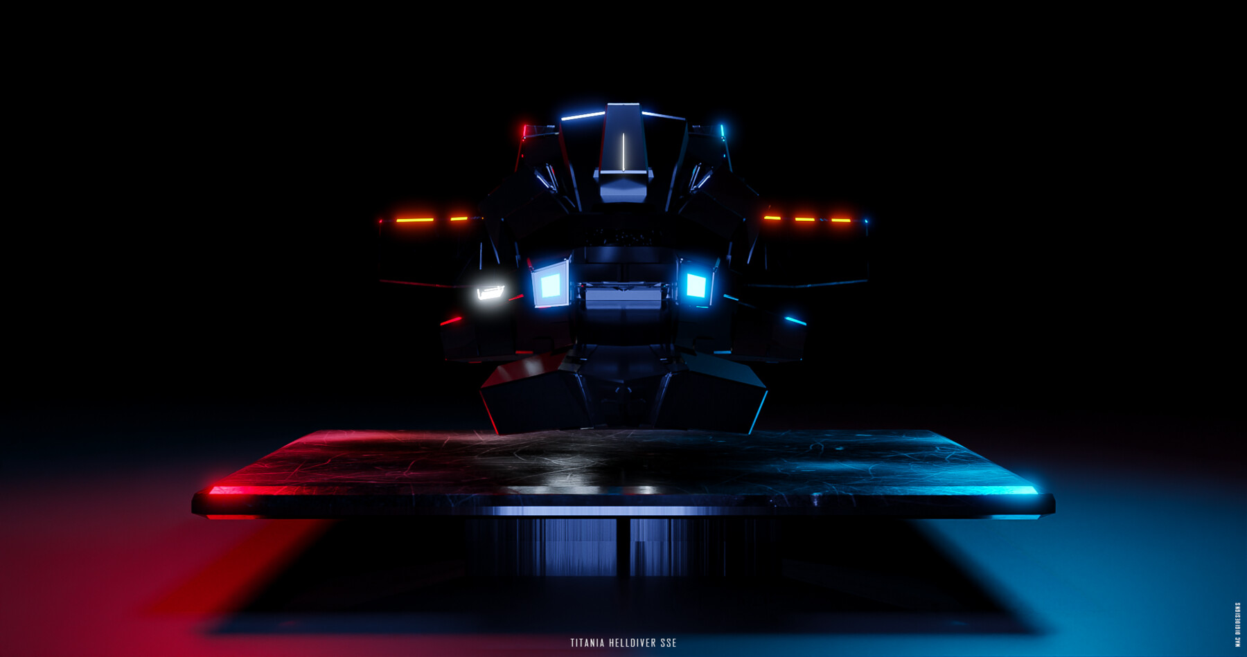 ArtStation - TITANIA HELLDIVER SSE CORE | Artworks