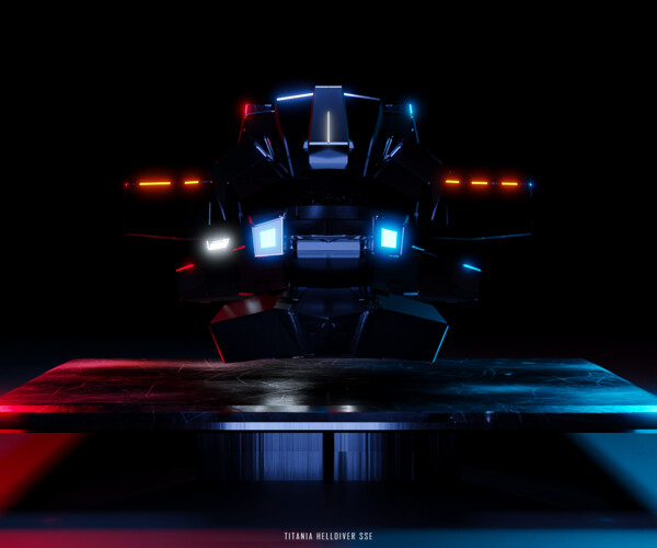 ArtStation - TITANIA HELLDIVER SSE CORE | Artworks