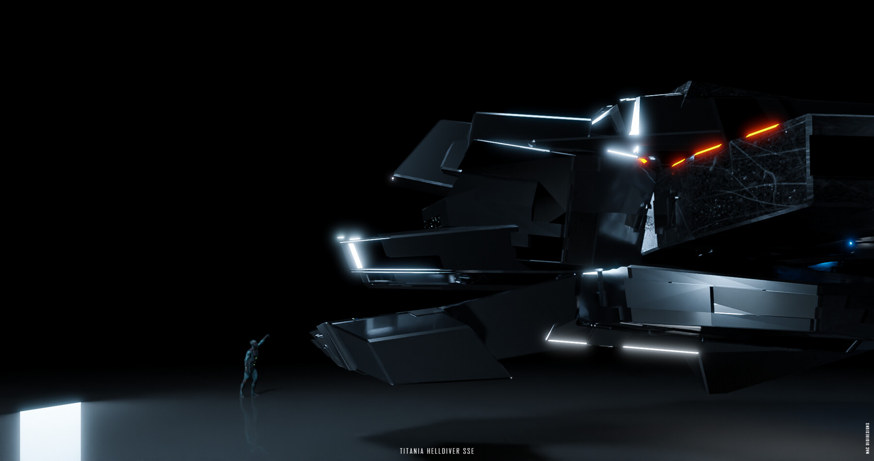 ArtStation - TITANIA HELLDIVER SSE CORE | Artworks