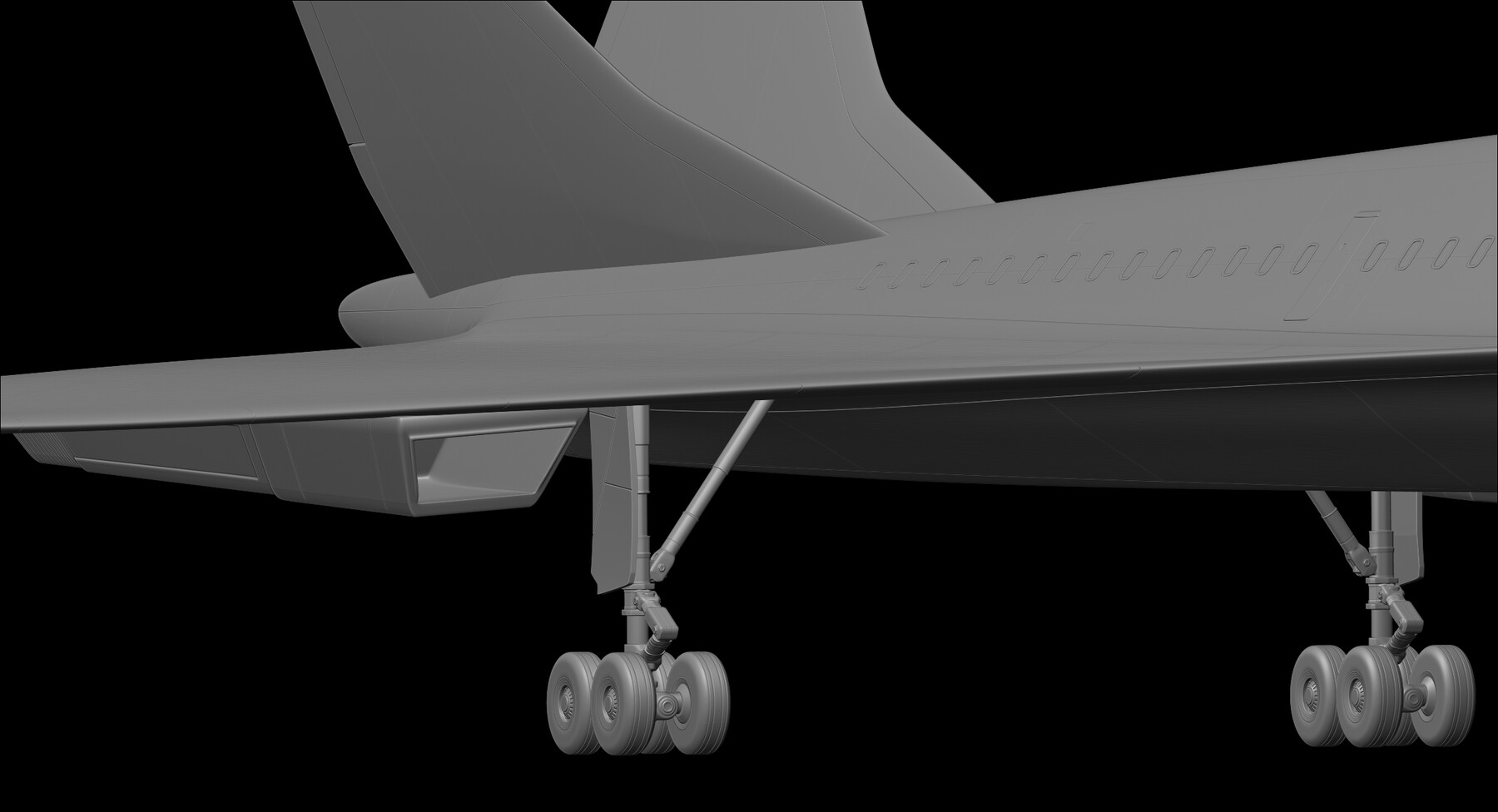 ArtStation - Concorde Prototype Aircraft of the Future Model Printing ...