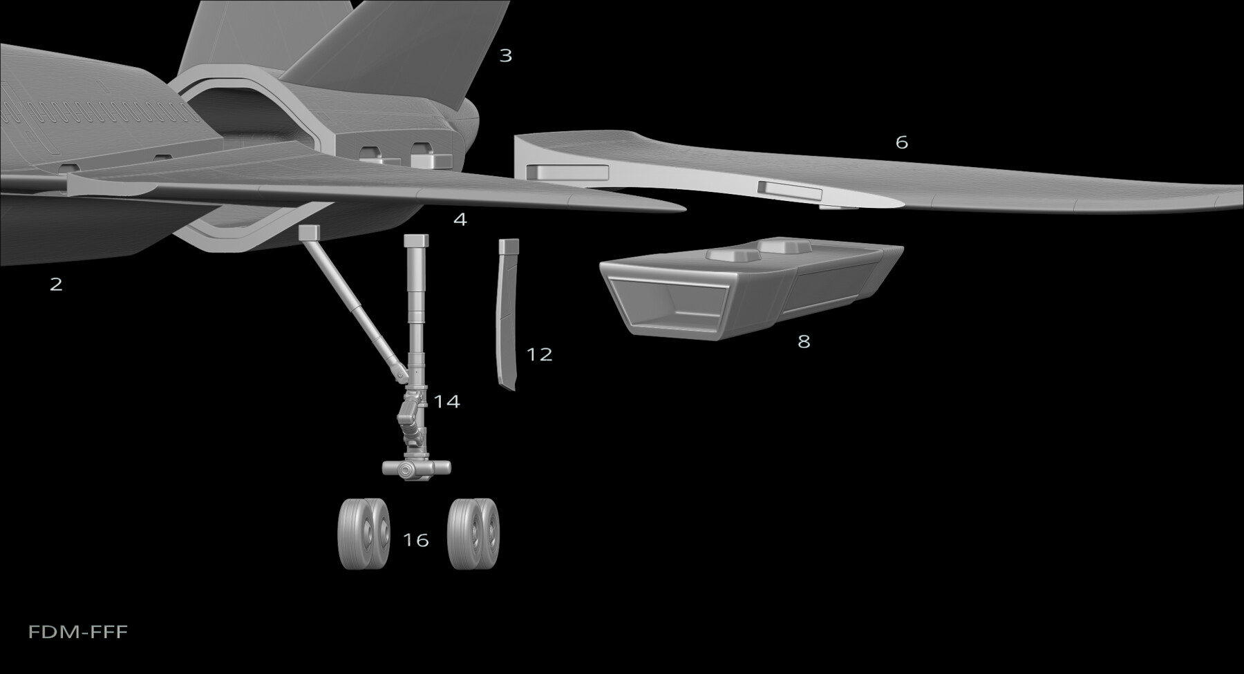 ArtStation - Concorde Prototype Aircraft of the Future Model Printing ...