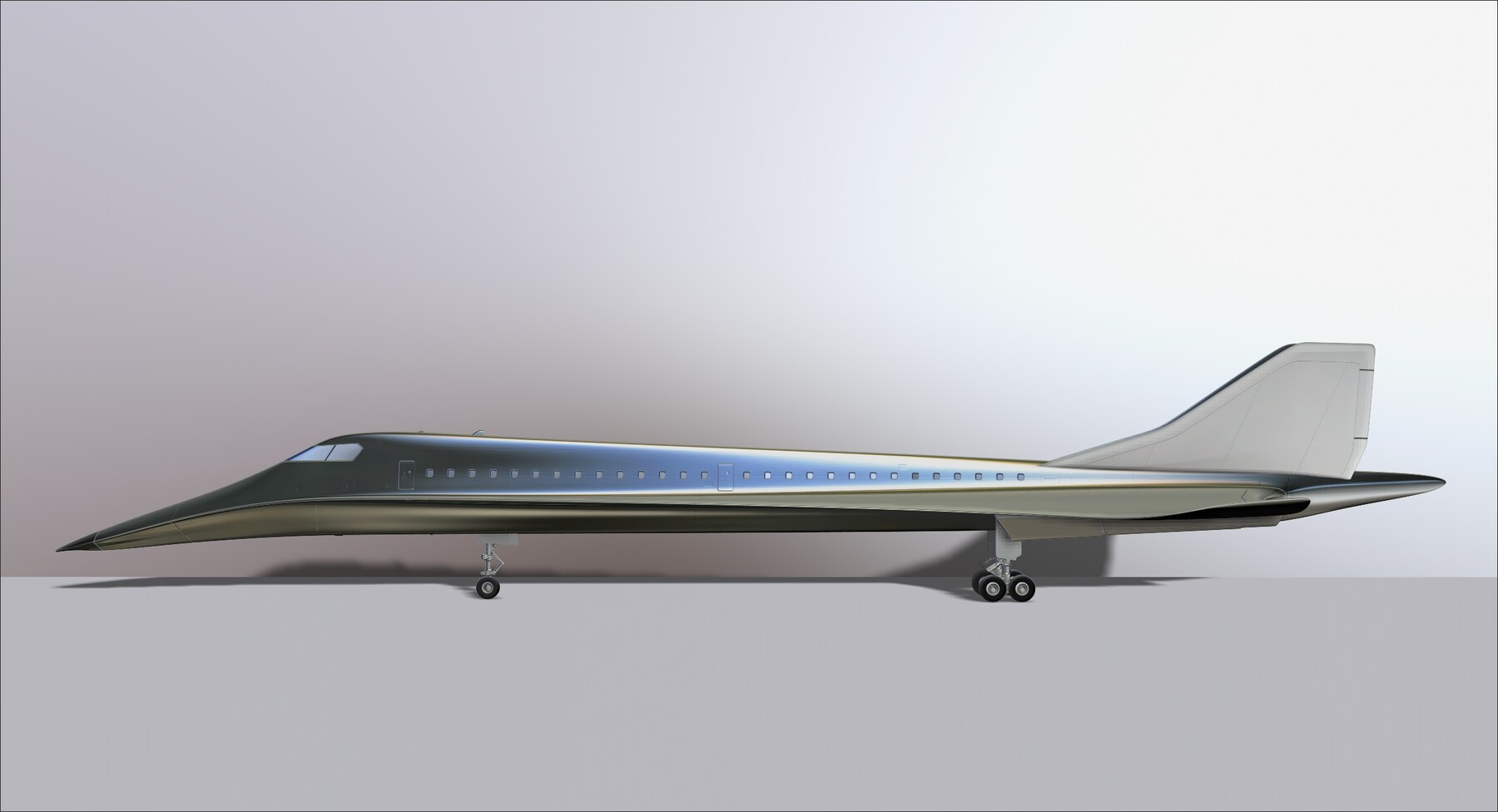 ArtStation - Concorde Prototype Aircraft of the Future Model Printing ...