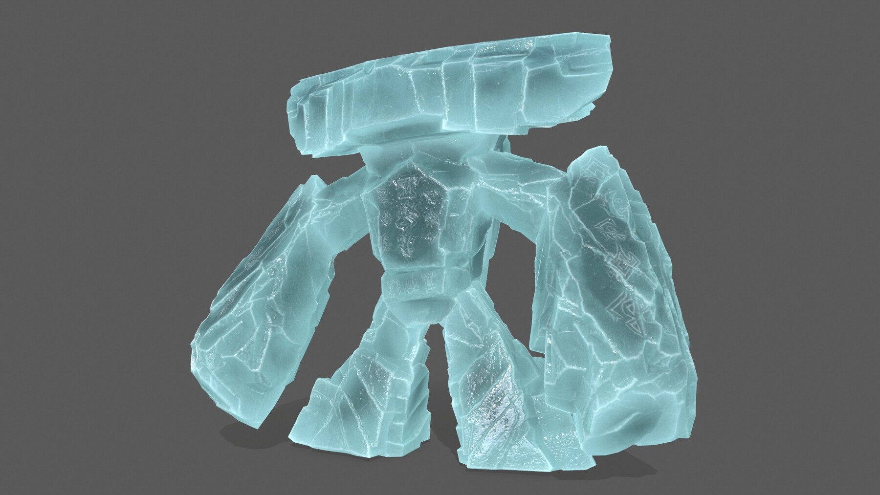 ArtStation - ice Monster | Game Assets