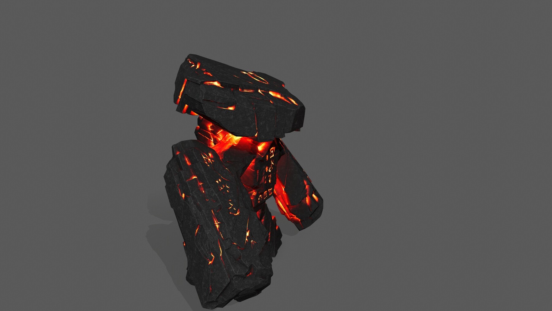 ArtStation - lava monster | Game Assets