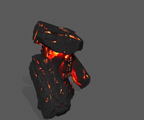 ArtStation - lava monster | Game Assets