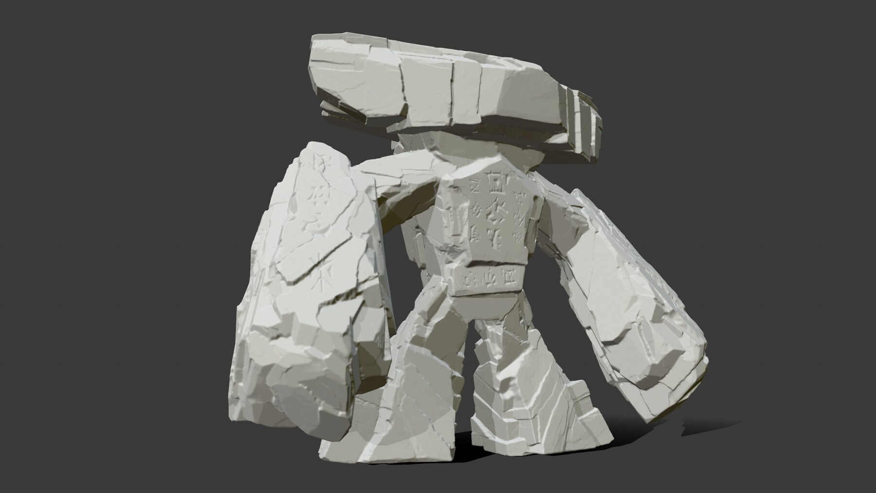 ArtStation - Rock_Monster_Stl | Game Assets