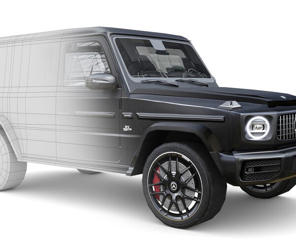 ArtStation - Mercedes-Benz AMG 63G 2020 | Game Assets