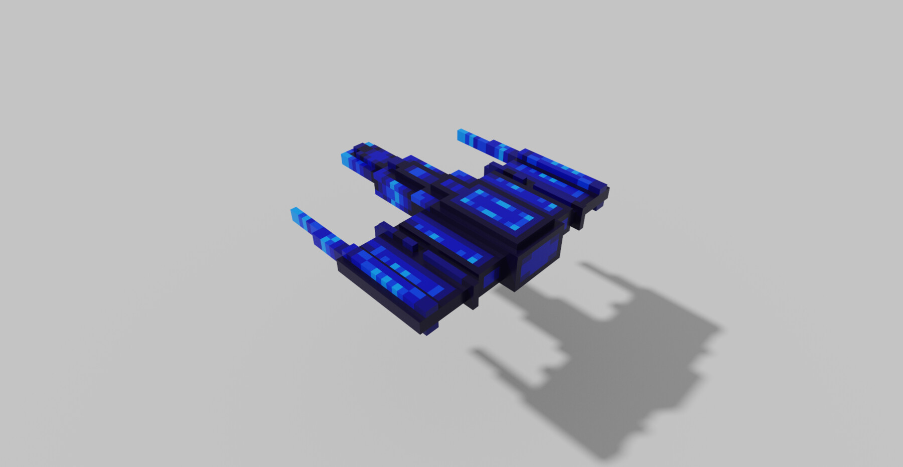 ArtStation - 3d voxel space ship | Game Assets