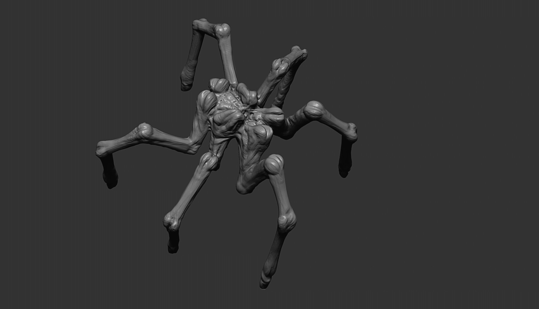 ArtStation - Six Legged Creature - 3D Concept sketch | Game Assets