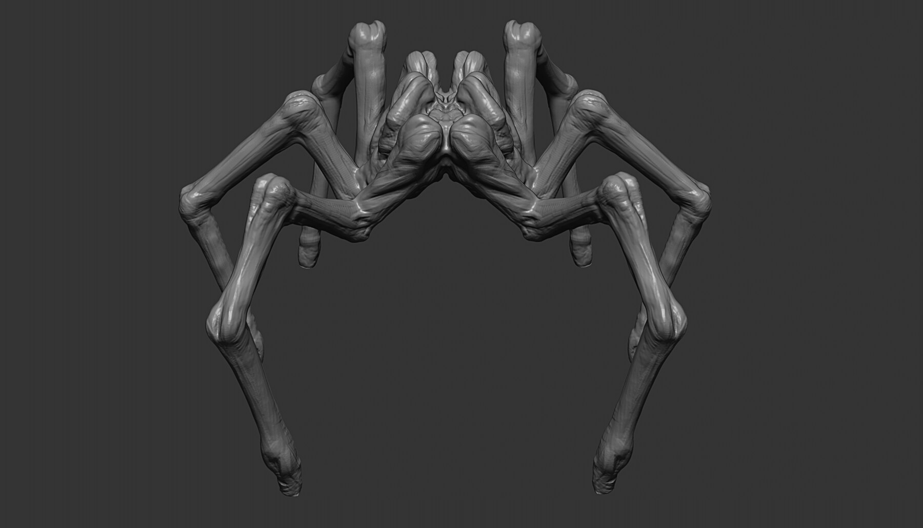 ArtStation - Six Legged Creature - 3D Concept sketch | Game Assets