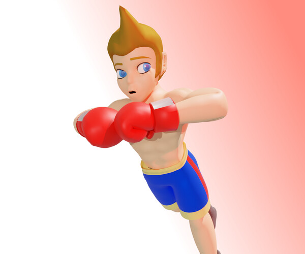 ArtStation - Boxer Character Model | Game Assets