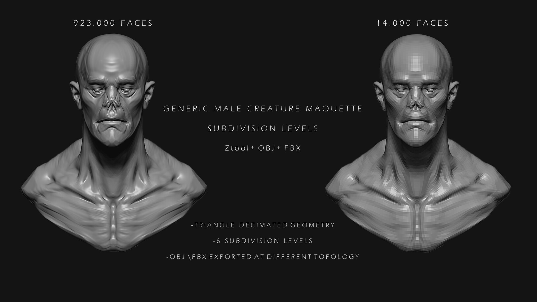 ArtStation - Generic Creature Head 2 | Game Assets