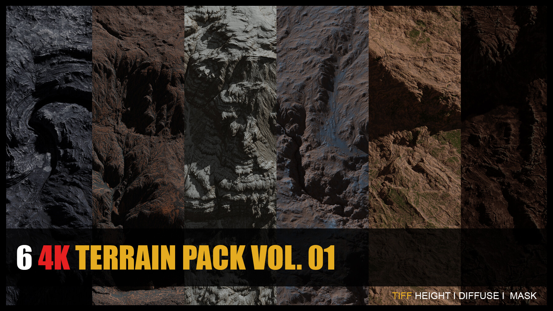 ArtStation - 4k Terrain Pack Vol.01 | Resources