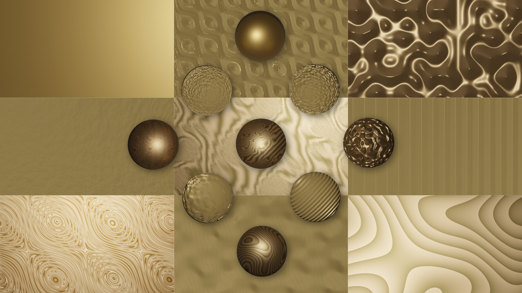 ArtStation - Procedural Gold Materials for Blender | Resources