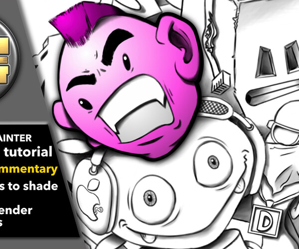 ArtStation - My top 3 ways to shade characters and illustrations. Free ...