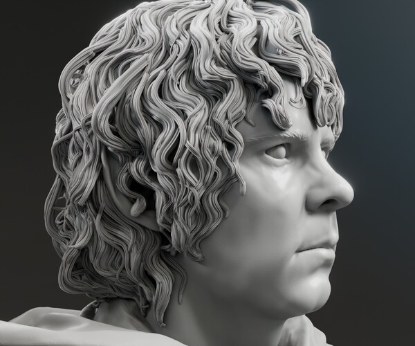 ArtStation - Dominic Monaghan - Merry - The Lord Of The Rings | Resources