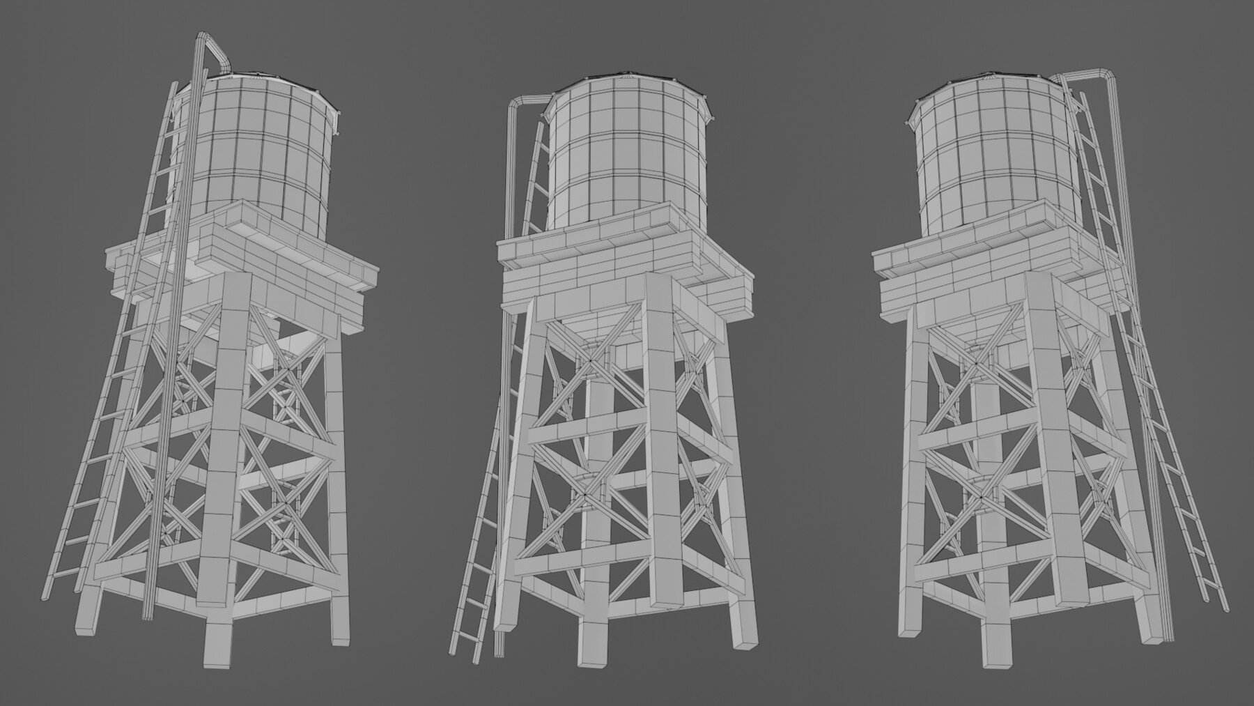 ArtStation - Water tank | Game Assets
