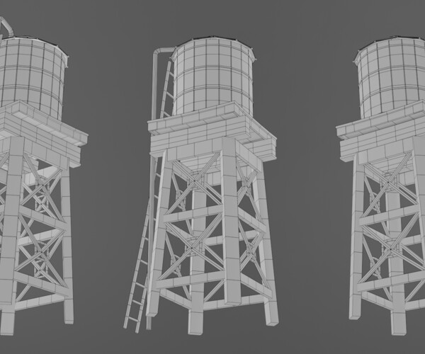 ArtStation - Water tank | Game Assets