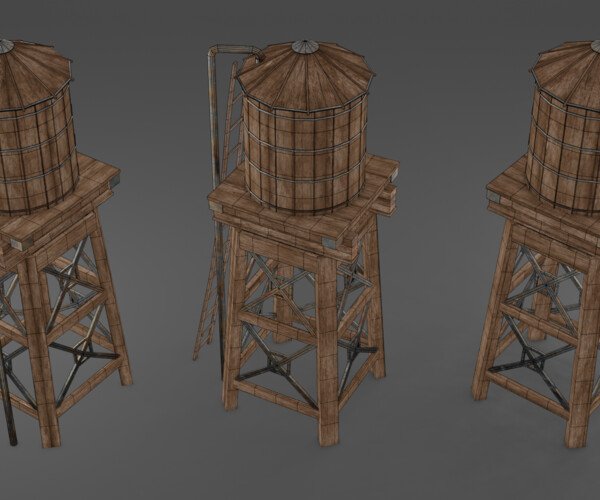 ArtStation - Water tank | Game Assets