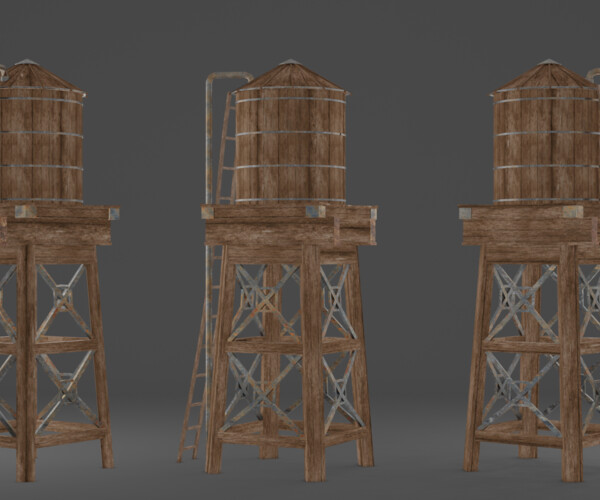ArtStation - Water tank | Game Assets