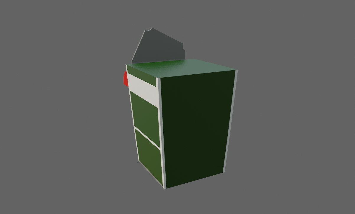 ArtStation - Ticket Office - Bilheteria Low-poly 3D model | Game Assets
