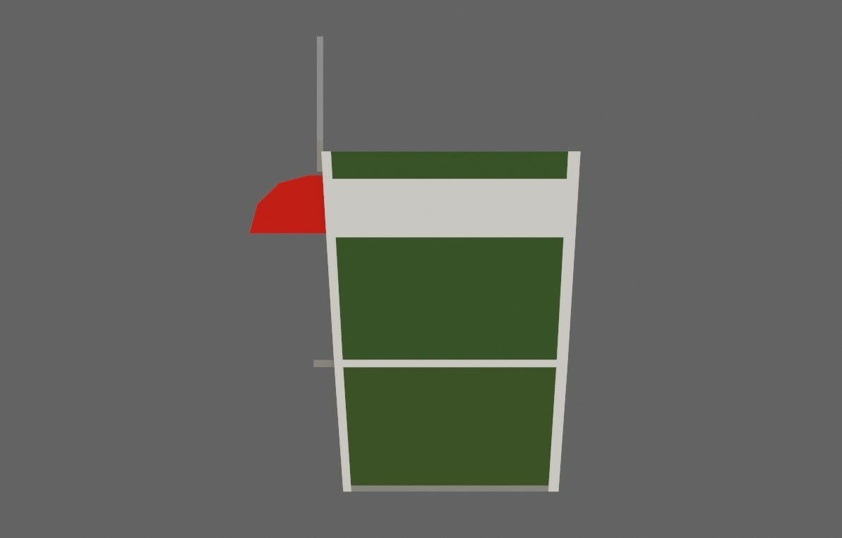 ArtStation - Ticket Office - Bilheteria Low-poly 3D model | Game Assets