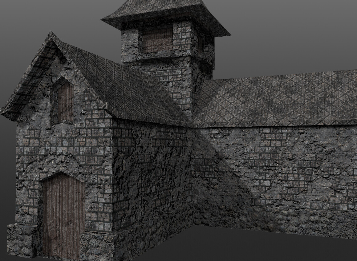 ArtStation - Medieval house | Game Assets