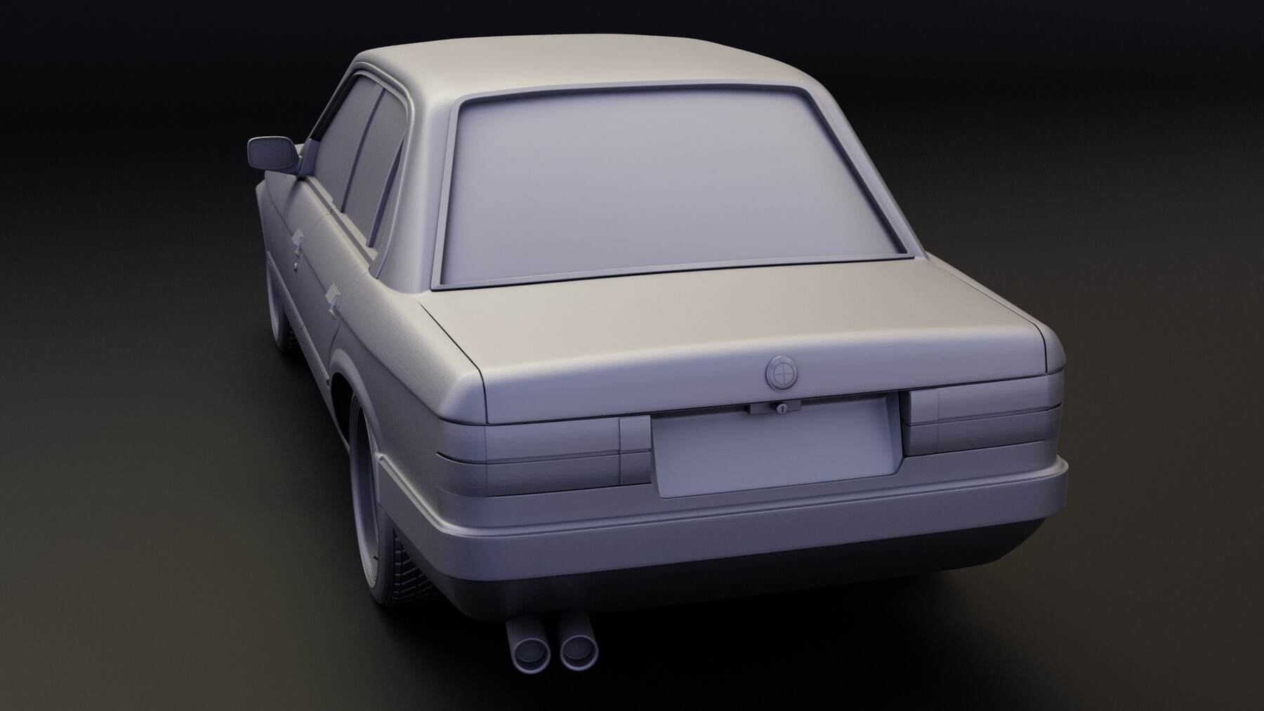 ArtStation - BMW E30 chrome bumper stl for 3D printing | Game Assets