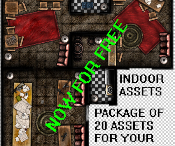 ArtStation - 2D Indoor assets * Top-down perspective * 20 objects NOW ...