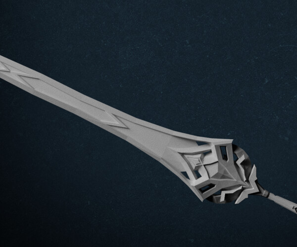 ArtStation - Genshin Impact Sword Printable Model 3 | 3D print model ...
