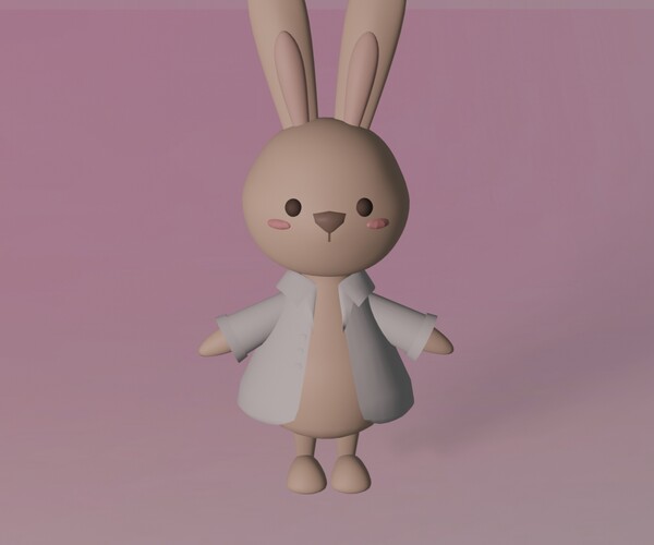 ArtStation - rabbit 3d | Resources