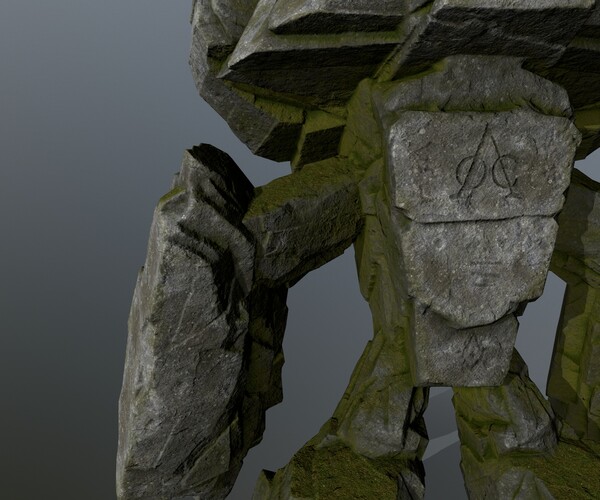 ArtStation - rock monster | Game Assets