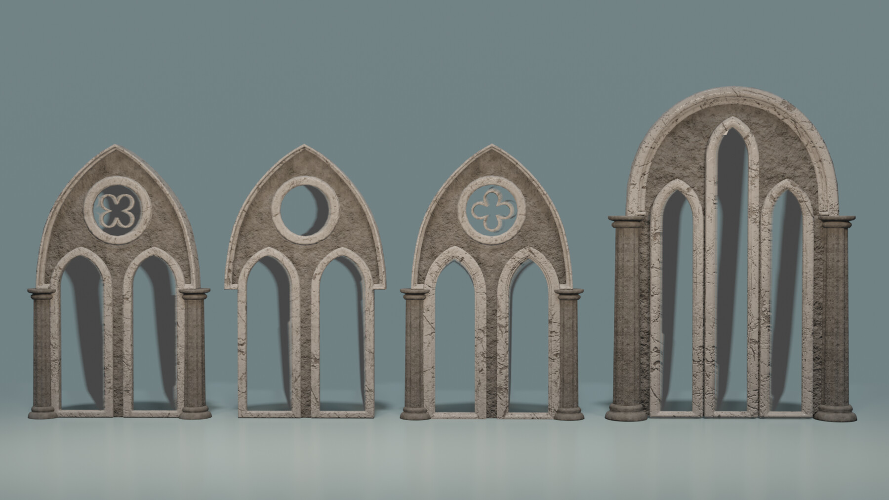 ArtStation - Window Set | Game Assets