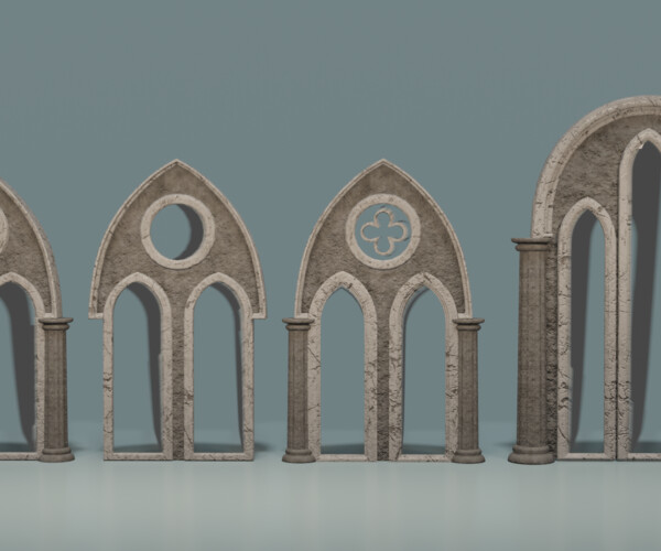 ArtStation - Window Set | Game Assets