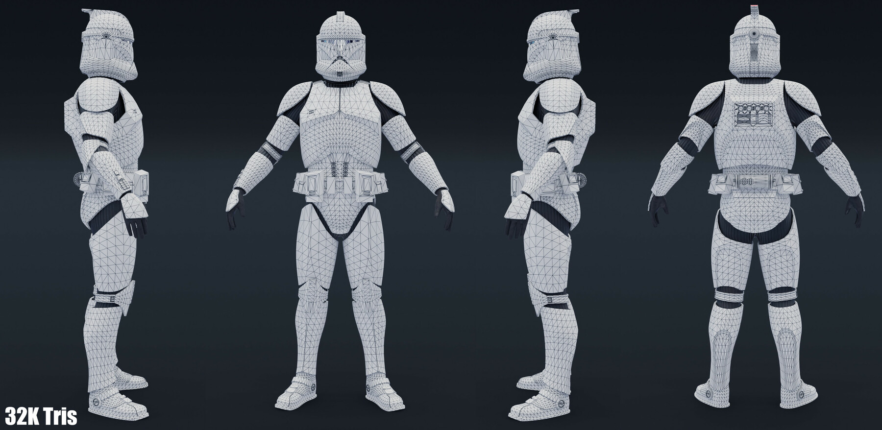 ArtStation - Clone Troopers I&II game ready | Game Assets