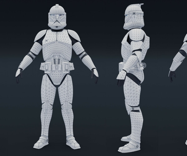 ArtStation - Clone Troopers I&II game ready | Game Assets